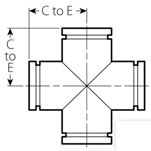 Stainless Steel Grooved 45° Laterals, True Wyes & Cross Schedule 10S ...